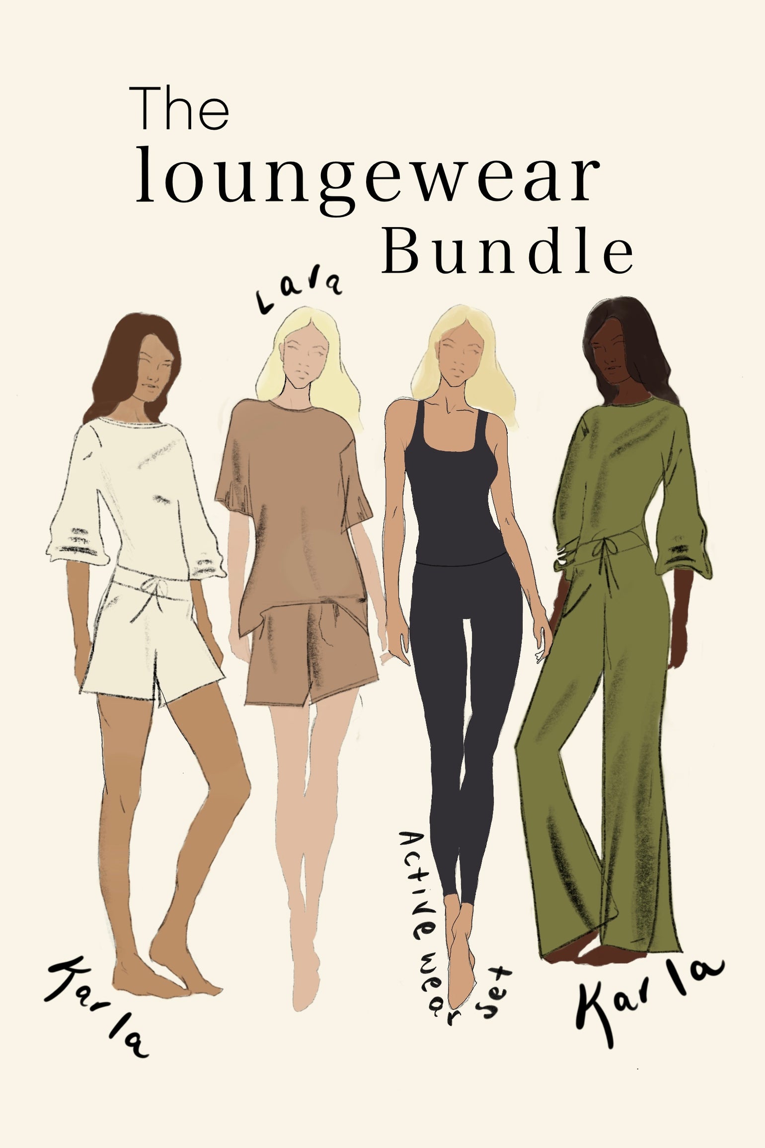 Tidal One Shoulder Bikini Top Sewing Pattern – Swim Style Patterns