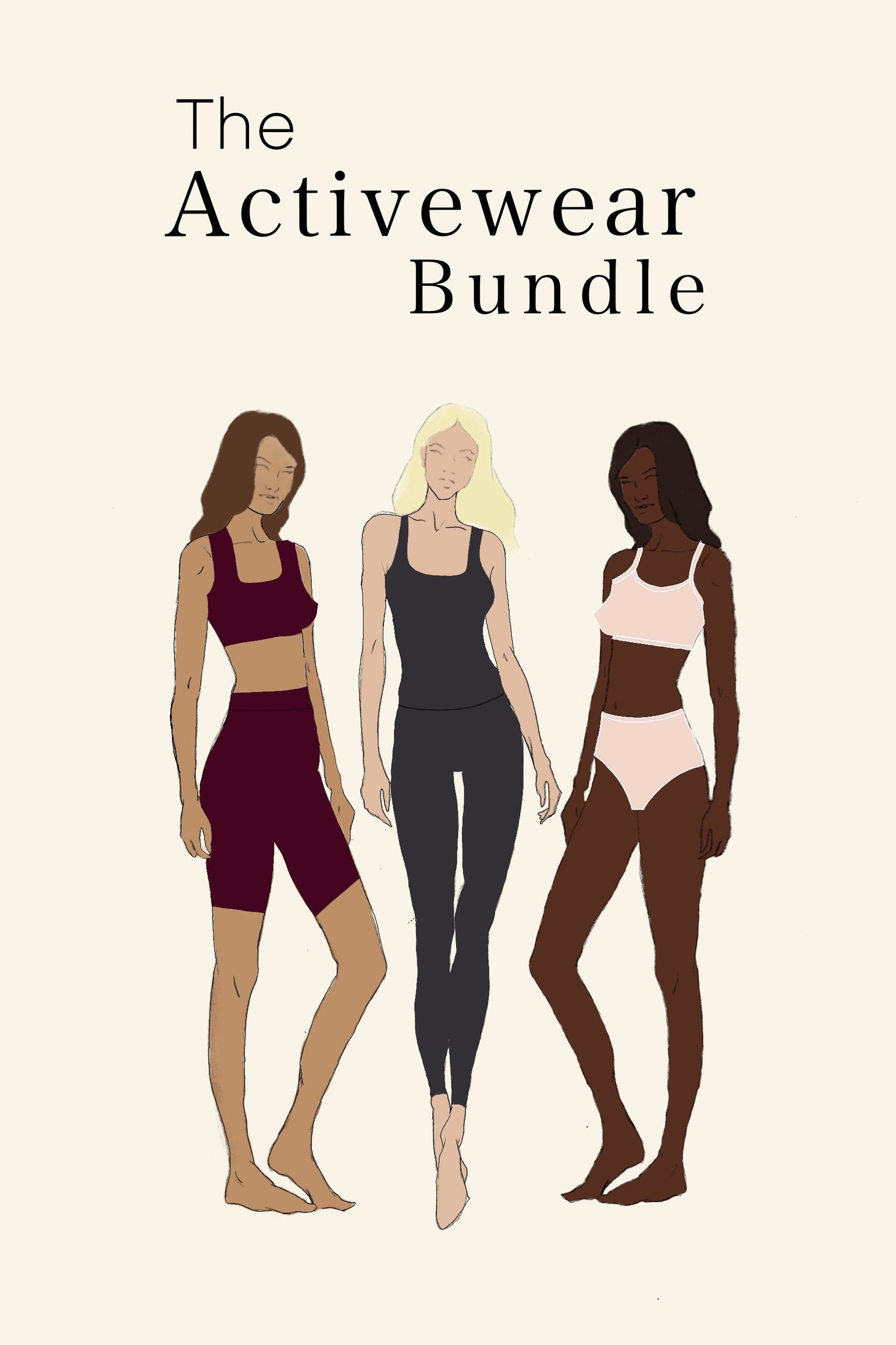 Tidal One Shoulder Bikini Top Sewing Pattern – Swim Style Patterns