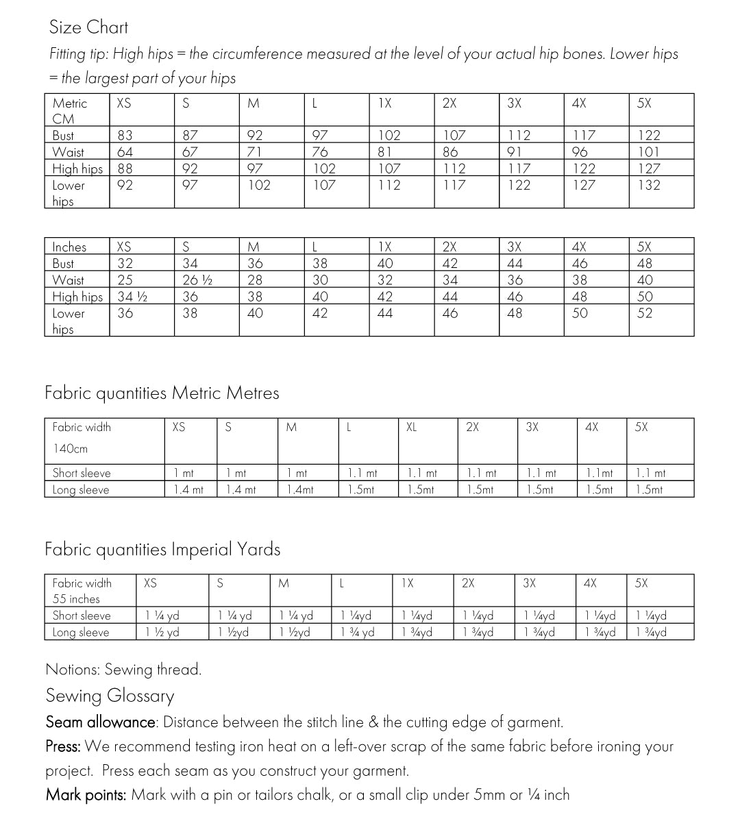 Crew Neck Top Sewing Pattern – Swim Style Patterns