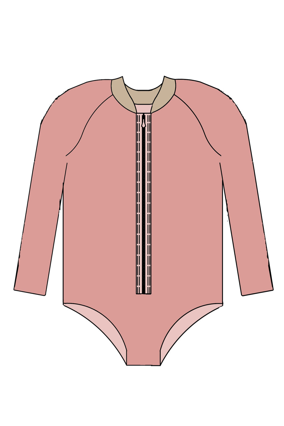 Girls Splashy Rashie Suit & Top Sewing Pattern size 2 to 7 yr – Swim ...