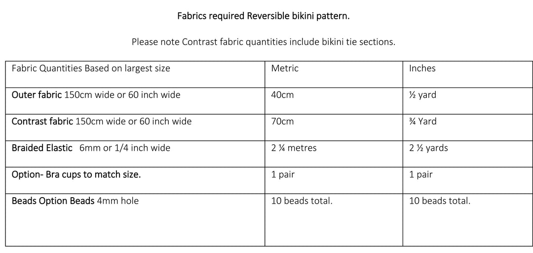 Reversible String Bikini Sewing Pattern – Swim Style Patterns