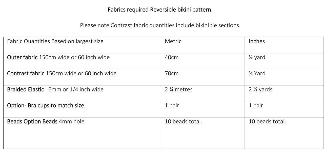 Reversible String Bikini Sewing Pattern – Swim Style Patterns