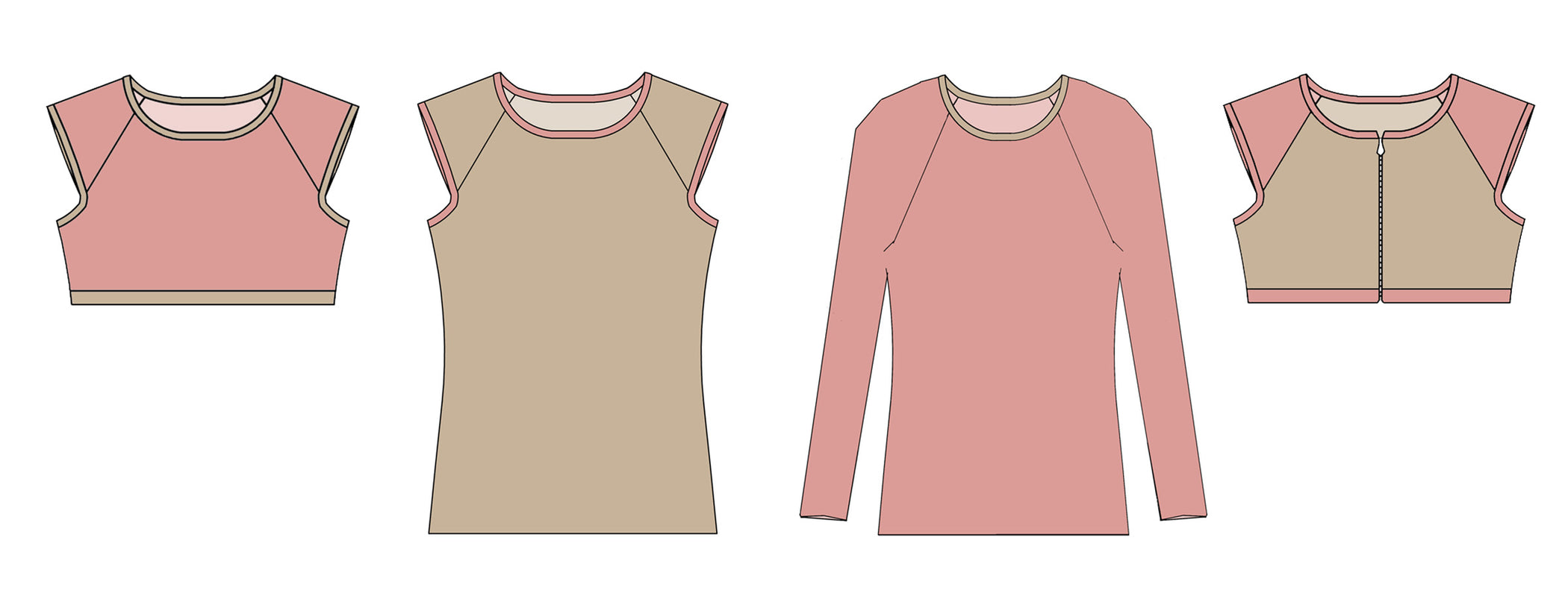 Rashie Top Sewing Pattern – Swim Style Patterns